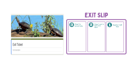 Exit Tickets in the Biology Classroom
