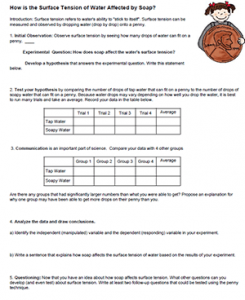 Investigate Surface Tension with Pennies and Soap
